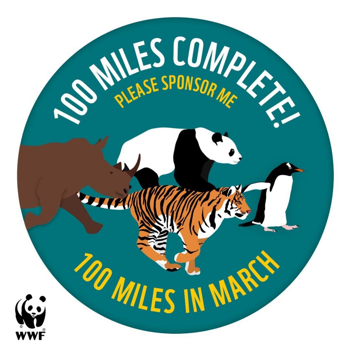 Stanton St Quintin - 100 Miles in March for WWF!